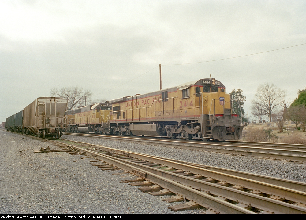 UP C30-7 2414, UP SD40-2 4148, UP SD40-2 3414